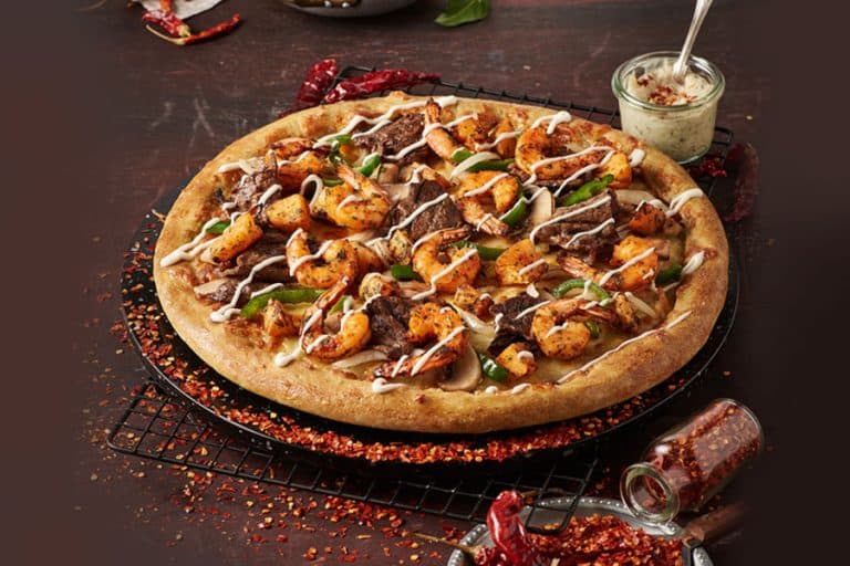 Korean Surf & Turf Pizza - Pizzamaru Thailand